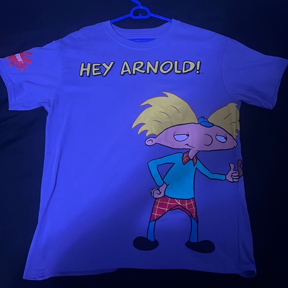 Nickelodeon | Shirts | This Is A Purple Nickelodeon T Shirt With Hey ...